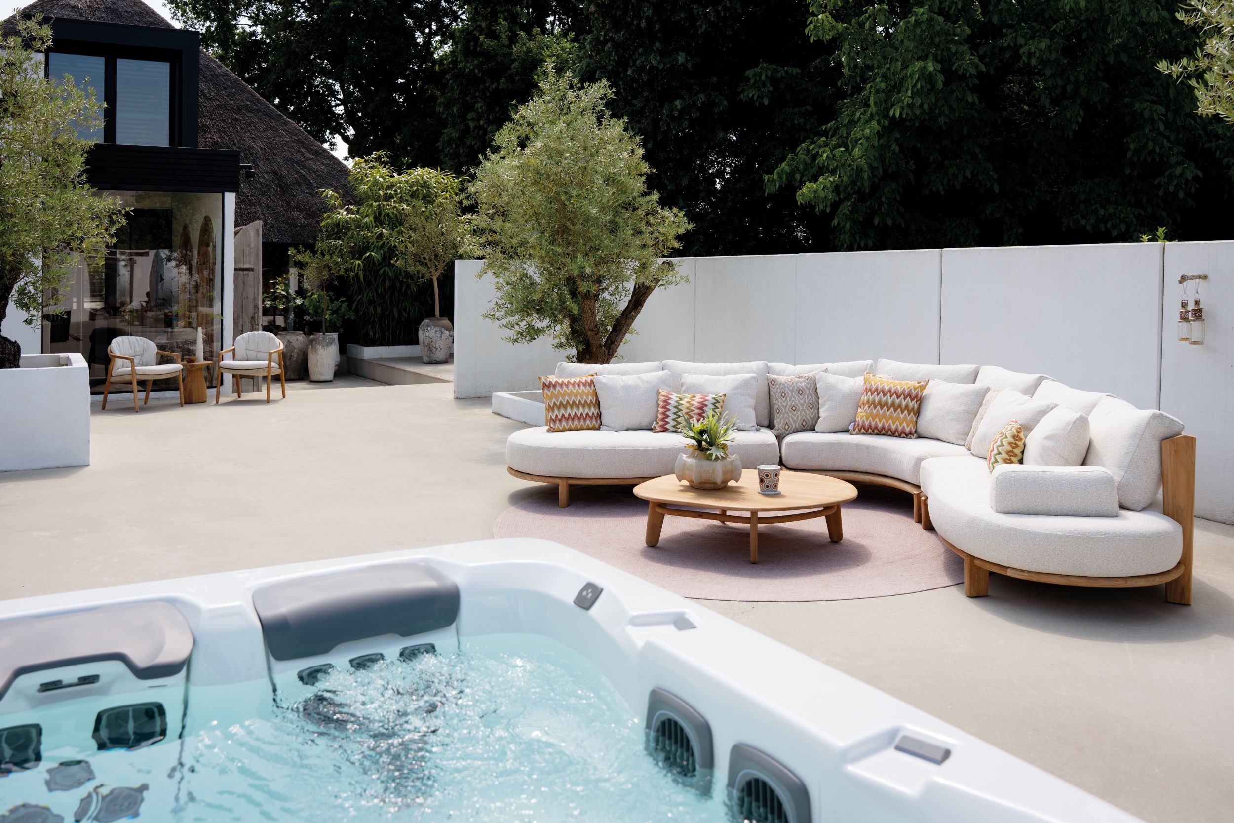 Tuin en Wellness bij SUNS V-Wellness